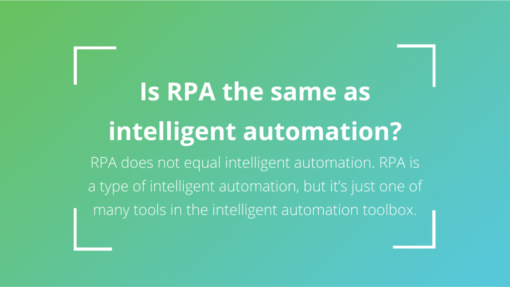 Intelligent automation 101